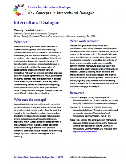 Key Concepts in Intercultural Dialogue #1 – Center for Intercultural ...