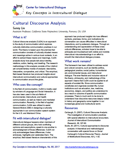 KC80: Cultural Discourse Analysis by Sunny Lie – Center for ...