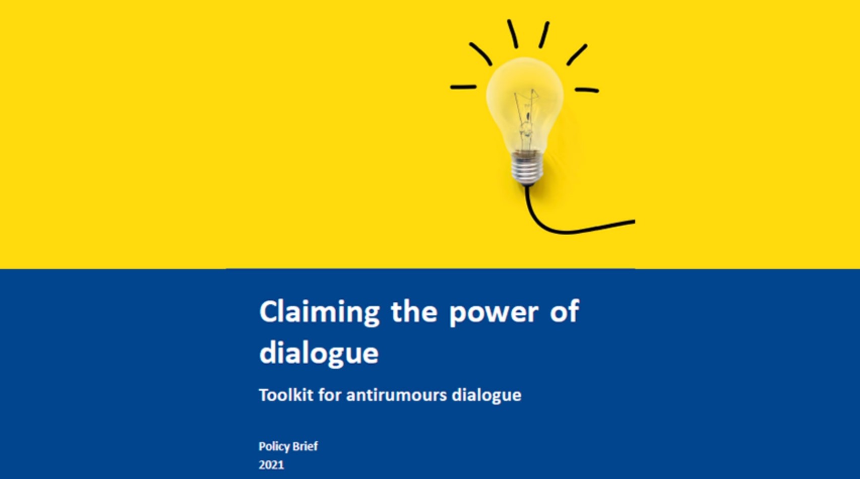 Claiming the Power of Dialogue toolkit (France) – Center for ...